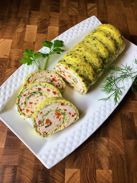 Chicken rolls or pinwheels recipe - Alexa's Cuisine